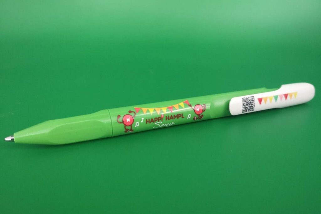 Kuli meets QR-Code | Hampl Werbeartikel